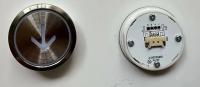 China Stainless Steel Elevator Push Button DC24V LED Backlit Compatible with Mitsubishi Otis for sale