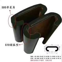 China Type C Mitsubishi Escalator Colorful Handstrap Rubber 30mm Width Elevator Parts for sale