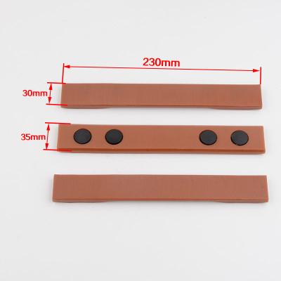 China Mitsubishi Elevator Car Guide Shoe Insert Set 3pcs UHMWPE Self Lubricating 120x25mm for sale