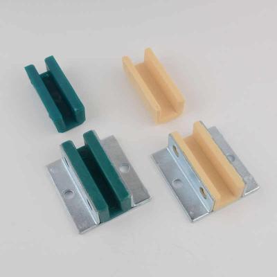 China Elevator Guide Shoe Parts 80x10mm 80x16mm Sliding Roller Nylon Cast Iron for Tongli for sale