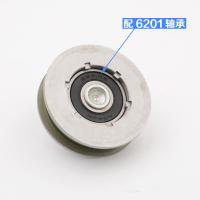 China Elevator Door Roller Door Hanging Wheel 56x16x6201mm Elevator Landing Door Hanger Roller for sale