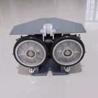 China Elevator Roller Guide Shoes Steel 10-16mm Rail Width for High Speed Passenger Elevators for sale
