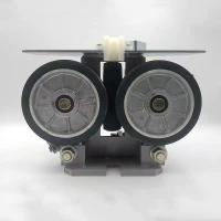 China Elevator Roller Guide Shoes Steel 10-16mm Rail Width for High Speed Passenger Elevators for sale