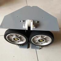 China Elevator Roller Guide Shoes Steel 10-16mm Rail Width for High Speed Passenger Elevators for sale