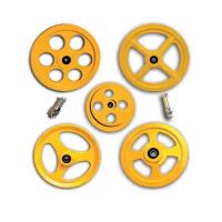 China Elevator Wire Rope Tensioning Device Speed Limiter Accessories Tensioning Wheel for sale