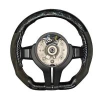 China Sports Design Customized Alcantara LED Carbon Fiber Steering Wheel for BMW M3M4M5X1-X6 for sale