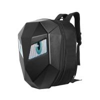 China LED Backpack Bluetooth Waterproof Hard Shell Iron Man Cool Motorcycle Riding Black LED Rider Backpack for sale
