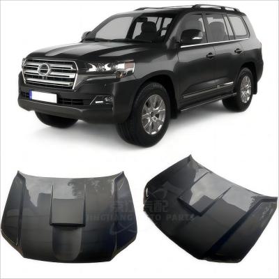 China Lightweight 160*150*30 Carbon Fiber Hood for Toyota Land Cruiser LC200 Open Hole Design for sale