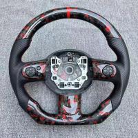 China True Carbon Fiber Forged Racing Steering Wheel for BMW Mini Cooper R55/56/60 F55/56 for sale