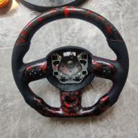 China True Carbon Fiber Forged Racing Steering Wheel for BMW Mini Cooper R55/56/60 F55/56 for sale