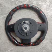 China True Carbon Fiber Forged Racing Steering Wheel for BMW Mini Cooper R55/56/60 F55/56 for sale