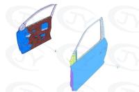 China OE NO. S203F2701030300 for Changan CS55PLUS 2021 Car After-sales Accessories Front Door for sale