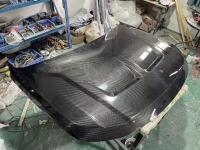 China land rover Carbon Black Range Rover Sport SVR Cover Carbon Fiber Hole Hood Engine Cover for sale
