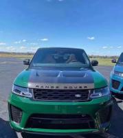 China land rover Carbon Black Range Rover Sport SVR Cover Carbon Fiber Hole Hood Engine Cover for sale