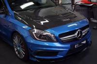 China Customized Carbon Black Hood for -mercedes-benz A45/W176 Viras Opening Direct Supply for sale