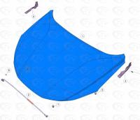 China 24 Hours Technical Support Steel Engine Cover for Changan EADO 18-19 Aftermarket Accessory for sale