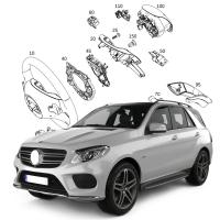 China 2011 Full Range Auto Accessories for-Benz ML350L450 X166 OEM A16686000022 Manufacturing for sale