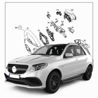 China A0008603200 ABS Car Aftermarket for-benz GLE W166 W292 2015 Full Range Auto Accessories for sale