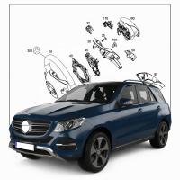China 2015-2018 Full Range Car Cover for Benz W166/W176 OEM A0008609700 Auto Accessories for sale