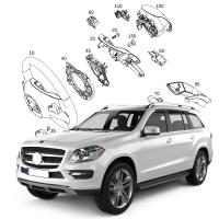 China 2015-2018 Full Range Car Cover for Benz W166/W176 OEM A0008609700 Auto Accessories for sale