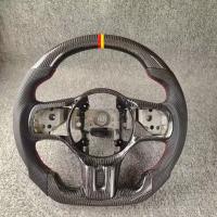 China Unleash the Power of Cyberpunk Design with Mitsubishi EVO Carbon Fiber Steering Wheel for sale