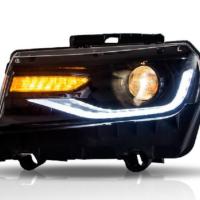 China Modified LED Daytime Running Light Xenon Lamp Headlight for Chevrolet Camaro Bumblebee for sale