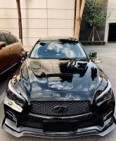 China Infiniti Q50 Q50L Modified Carbon Fiber B Style Opening Hole Cover Real Carbon Series for sale