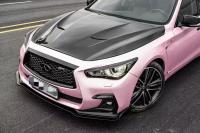 China Real Carbon Series Cover Open Hole Design for Infiniti Q50 Q50L Personality Modification for sale