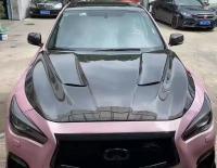 China Real Carbon Series Cover Open Hole Design for Infiniti Q50 Q50L Personality Modification for sale