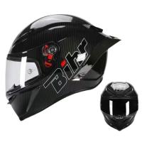China Full Face Carbon Fiber Pattern Motorcycle Helmet Bill K6 Large for Knight's Protection for sale