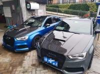 China 2009-2019 Audi A3 S3 RS3 Carbon Fiber Cover with RS3 LMS Design and OE NO. 8T0823029H for sale