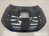 China 2016-2018 FOR Audi A6 A7 S7 C7 Carbon Fiber Cover with IMP Transparent Opening Design for sale