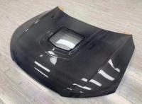 China 2016-2018 FOR Audi A6 A7 S7 C7 Carbon Fiber Cover with IMP Transparent Opening Design for sale