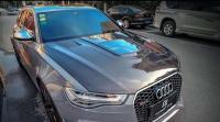 China 2016-2018 FOR Audi A6 A7 S7 C7 Carbon Fiber Cover with IMP Transparent Opening Design for sale