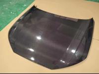 China Modified Hole Carbon Fiber Cover Suitable for Audi A4B9 A4L RS4S4 Hood 3K Twill Weave for sale