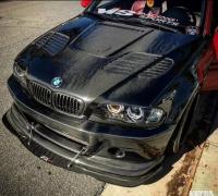 China Carbon Fiber GTR Style Engine Cover OEM BM980196C for BMW E46 Series Sedan 1994-2005 for sale