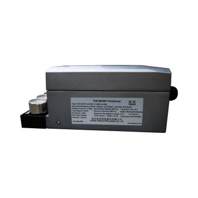 China Smart Electro Pneumatic Valve Positioner Double Acting With Pressure Gauge Set for sale
