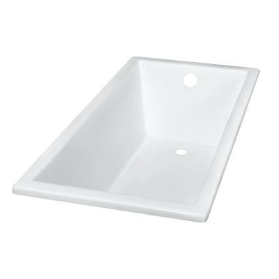 China Drop In Alcove Embedded Undermount Bath Tubs Acrylic Rectangle 60x36 Inch for sale