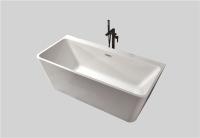 China Polished Reinforced Acrylic Baths Soaking Panel Fiberglass Freestanding Tub for sale
