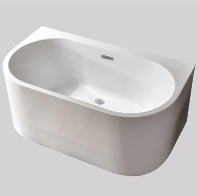 China Luxury Hotel Bathroom Indoor Corner Walkin Anti-Slip Large Adults Acrylic Free Standing Bathtub for sale