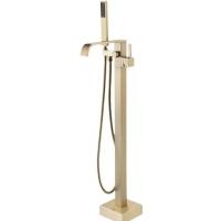 China CUPC Freestanding Bathtub Accessories Brass Brushed Bronze Tub Faucet Taps for sale