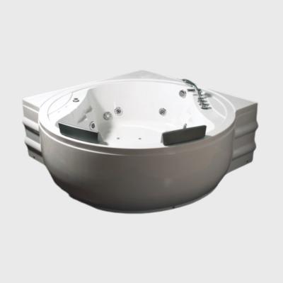 China Alkali Free Fiberglass Custom Freestanding Bathtub Whirlpool Bubble Air Massage for sale