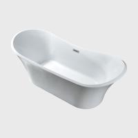 China Hotel Relaxation Freestanding Slipper Bath Oval Small Big Size Floor Mounted for sale