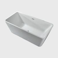 China Sustainable Resin Acrylic Soaking Tubs Solid Surface 59 x 30 Freestanding for sale