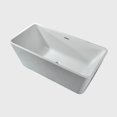 China Sustainable Resin Acrylic Soaking Tubs Solid Surface 59 x 30 Freestanding for sale