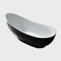 China Floor Mounted Seamless Black Corner Bathtub 60 X 30 Whirlpool Tub ODM for sale