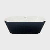 China Oval Rectangular White Black Corner Bathtub Stacked Acrylic Free Standing 67