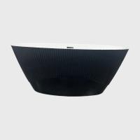 China CUPC Large Modern Acrylic Black Corner Bathtub Shower 1600mm for sale