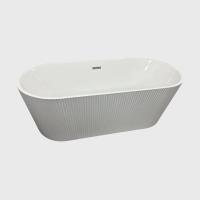 China Floor Mounted Rectangle Acrylic Free Standing Bathtubs Alcove Adults Soaking for shower for sale