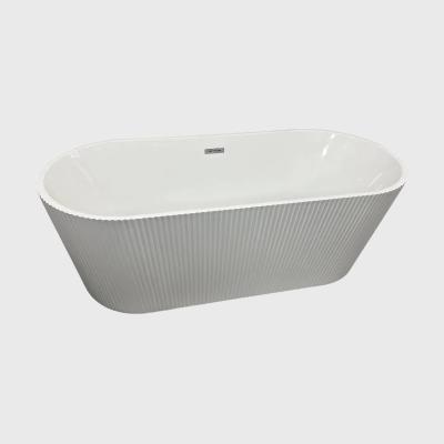 China Floor Mounted Rectangle Acrylic Free Standing Bathtubs Alcove Adults Soaking for shower for sale